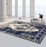 China Crystal Velvet Living Room Floor Carpet 80x120cm Machine Washable Polyester Rug for sale