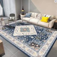 China Crystal Velvet Living Room Floor Carpet 80x120cm Machine Washable Polyester Rug for sale