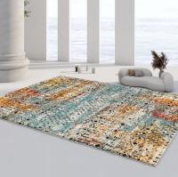 China Crystal Velvet Living Room Floor Carpet 80x120cm Machine Washable Polyester Rug for sale
