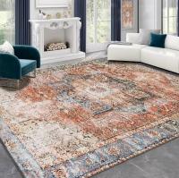 China Crystal Velvet Living Room Floor Carpet 80x120cm Machine Washable Polyester Rug for sale