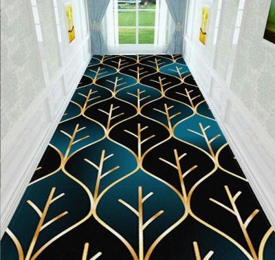 China Commercial Entrance Corridor Hotel Banquet Hall Floor Mat 60-300cm Width 7-8mm Thickness for sale