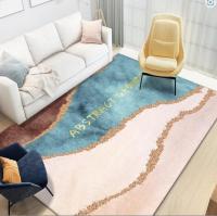 China Light Luxury Crystal Velvet Full Paving Carpet 80x120cm Machine Washable Living Room Floor Rug for sale
