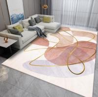 China Light Luxury Crystal Velvet Full Paving Carpet 80x120cm Machine Washable Living Room Floor Rug for sale