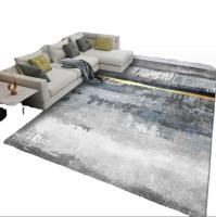 China Light Luxury Crystal Velvet Full Paving Carpet 80x120cm Machine Washable Living Room Floor Rug for sale