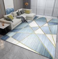 China Light Luxury Crystal Velvet Full Paving Carpet 80x120cm Machine Washable Living Room Floor Rug for sale