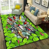 China Customizable Polyester Fiber Living Room Floor Carpet 80x120cm to 200x300cm for sale