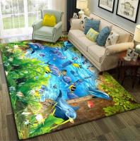 China Customizable Polyester Fiber Living Room Floor Carpet 80x120cm to 200x300cm for sale