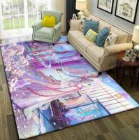 China Customizable Polyester Fiber Living Room Floor Carpet 80x120cm to 200x300cm for sale