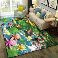 China Customizable Polyester Fiber Living Room Floor Carpet 80x120cm to 200x300cm for sale