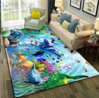 China Customizable Polyester Fiber Living Room Floor Carpet 80x120cm to 200x300cm for sale