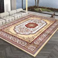 China Polyester Fiber Machine Woven Floor Carpet 80x120cm Custom Size Living Room Rug for sale