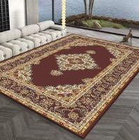 China Polyester Fiber Machine Woven Floor Carpet 80x120cm Custom Size Living Room Rug for sale
