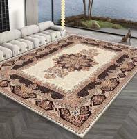 China Polyester Fiber Machine Woven Floor Carpet 80x120cm Custom Size Living Room Rug for sale
