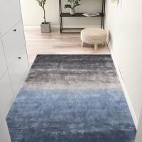 China Customizable Polyester Entry Door Mat 80x120cm Modern Luxury Floor Rug for Hotel Bedroom for sale