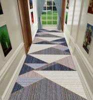 China Rectangle Commercial Floor Mat 140cm Width Polyester Entry Door Hallway Carpet for sale