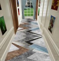 China Rectangle Commercial Floor Mat 140cm Width Polyester Entry Door Hallway Carpet for sale