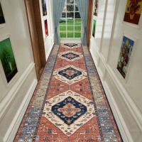 China Rectangle Commercial Floor Mat 140cm Width Polyester Entry Door Hallway Carpet for sale