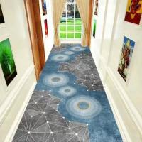 China Rectangle Commercial Floor Mat 140cm Width Polyester Entry Door Hallway Carpet for sale