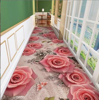 China Custom Cut-to-Fit Polyester Commercial Floor Mat 80x120cm Entry Hallway Carpet for sale
