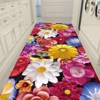 China Custom Cut-to-Fit Polyester Commercial Floor Mat 80x120cm Entry Hallway Carpet for sale