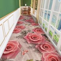 China Custom Cut-to-Fit Polyester Commercial Floor Mat 80x120cm Entry Hallway Carpet for sale
