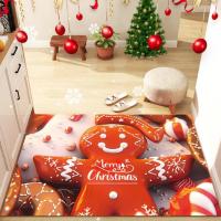 China Customizable Crystal Velvet Living Room Floor Carpet 40x60cm Machine Washable for sale