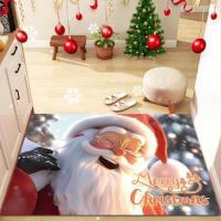 China Customizable Crystal Velvet Living Room Floor Carpet 40x60cm Machine Washable for sale