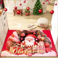 China Customizable Crystal Velvet Living Room Floor Carpet 40x60cm Machine Washable for sale