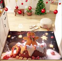 China Customizable Crystal Velvet Living Room Floor Carpet 40x60cm Machine Washable for sale