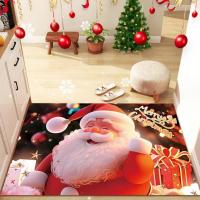 China Customizable Crystal Velvet Living Room Floor Carpet 40x60cm Machine Washable for sale