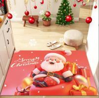 China Customizable Crystal Velvet Living Room Floor Carpet 40x60cm Machine Washable for sale