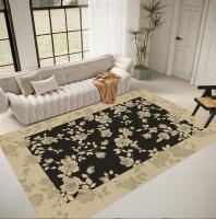 China Crystal Velvet Living Room Floor Rug 80x120cm Machine Washable Printed Carpet for sale