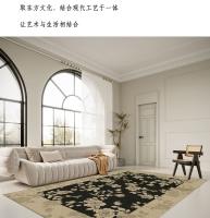 China Crystal Velvet Living Room Floor Rug 80x120cm Machine Washable Printed Carpet for sale