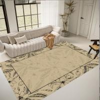 China Crystal Velvet Living Room Floor Rug 80x120cm Machine Washable Printed Carpet for sale