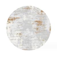 China Round Crystal Velvet Carpet Floor Mat 80cm Diameter Living Room Decorative Chair Mat for sale