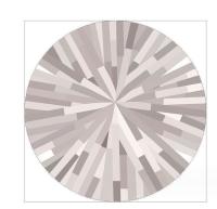 China Round Crystal Velvet Carpet Floor Mat 80cm Diameter Living Room Decorative Chair Mat for sale