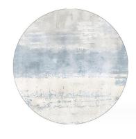 China Round Crystal Velvet Carpet Floor Mat 80cm Diameter Living Room Decorative Chair Mat for sale