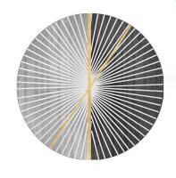 China Round Crystal Velvet Carpet Floor Mat 80cm Diameter Living Room Decorative Chair Mat for sale