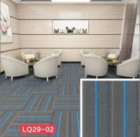 China Polypropylene Square Carpet 50x50cm Fireproof Antiflaming Office Hotel Commercial Floor Mat for sale