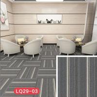China Polypropylene Square Carpet 50x50cm Fireproof Antiflaming Office Hotel Commercial Floor Mat for sale