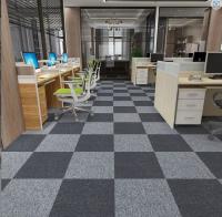 China Polypropylene Square Carpet 50x50cm Fireproof Antiflaming Office Hotel Commercial Floor Mat for sale