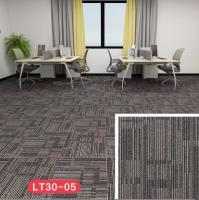 China Polypropylene Commercial Square Carpet 50x50cm Fireproof Hotel Conference Room Floor Mat for sale