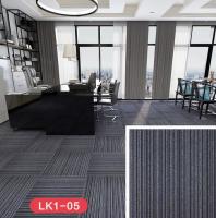China Polypropylene Commercial Square Carpet 50x50cm Fireproof Hotel Conference Room Floor Mat for sale