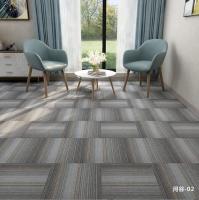 China Polypropylene Commercial Square Carpet 50x50cm Fireproof Hotel Conference Room Floor Mat for sale