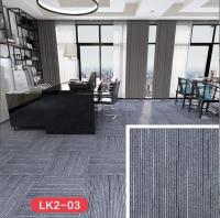China Polypropylene Commercial Square Carpet 50x50cm Fireproof Hotel Conference Room Floor Mat for sale