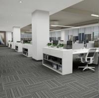 China Polypropylene Commercial Square Carpet 50x50cm Fireproof Hotel Conference Room Floor Mat for sale