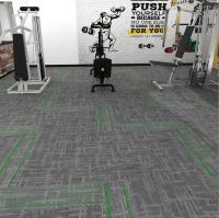 China Soundproof Flame Retardant Polypropylene Commercial Floor Mat 50x50cm 5mm for sale
