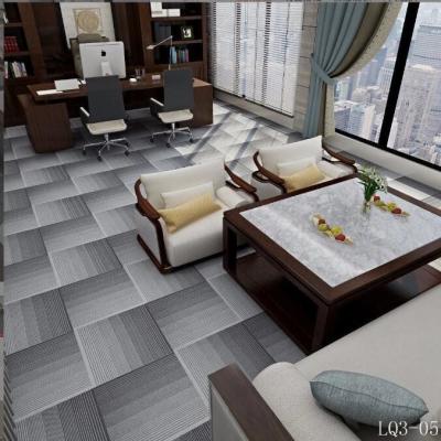 China Soundproof Flame Retardant Cement Floor Commercial Mat 50x50cm Polypropylene for sale