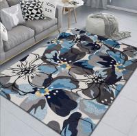 China Hand Painted Printed Crystal Velvet Tatami Mat Machine Washable 80x120cm Living Room Carpet for sale
