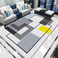 China Machine Washable Crystal Velvet Living Room Floor Carpet 80x120cm Custom Size for sale